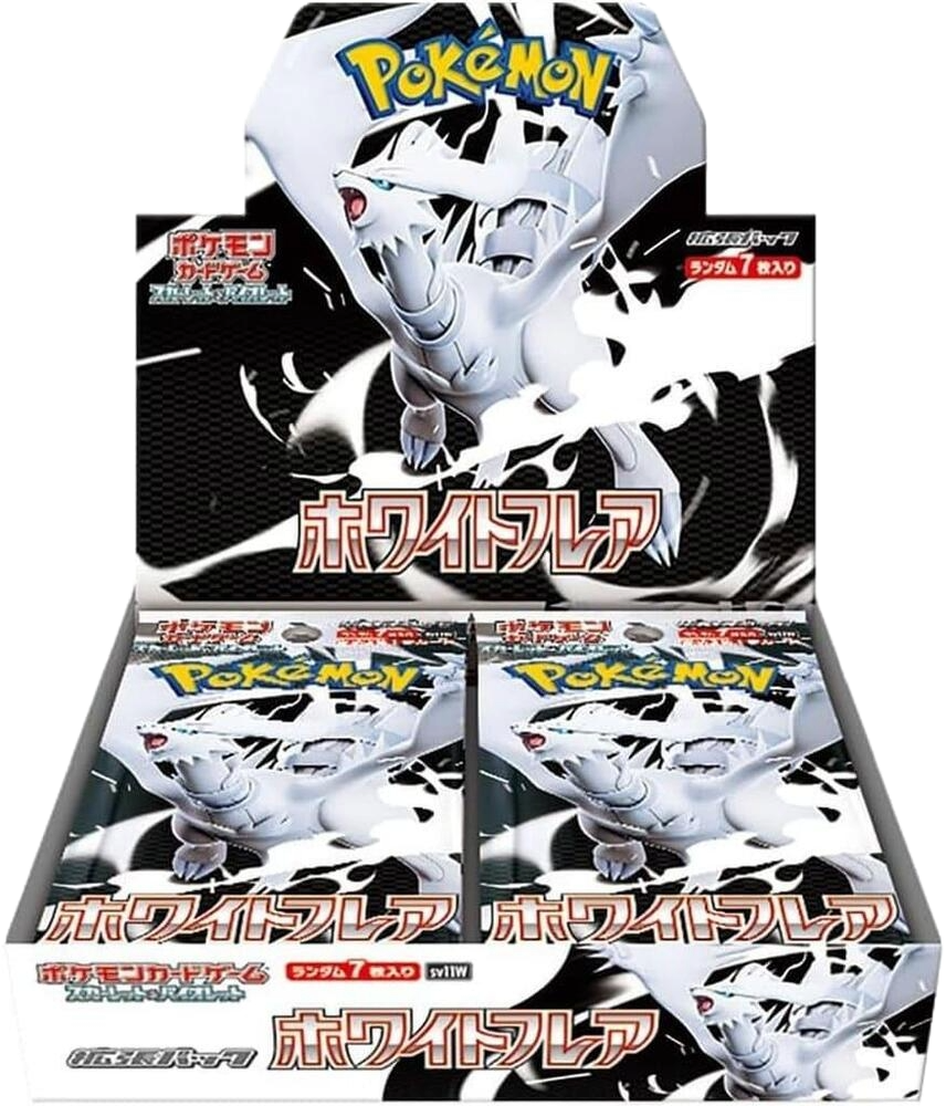 White Flare Japanese Booster Box – PokeArbab